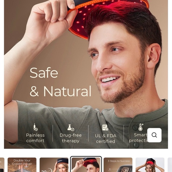 Scienlodic | Wearables | Scienlodic Red Light Therapy Cap Hair Loss ...